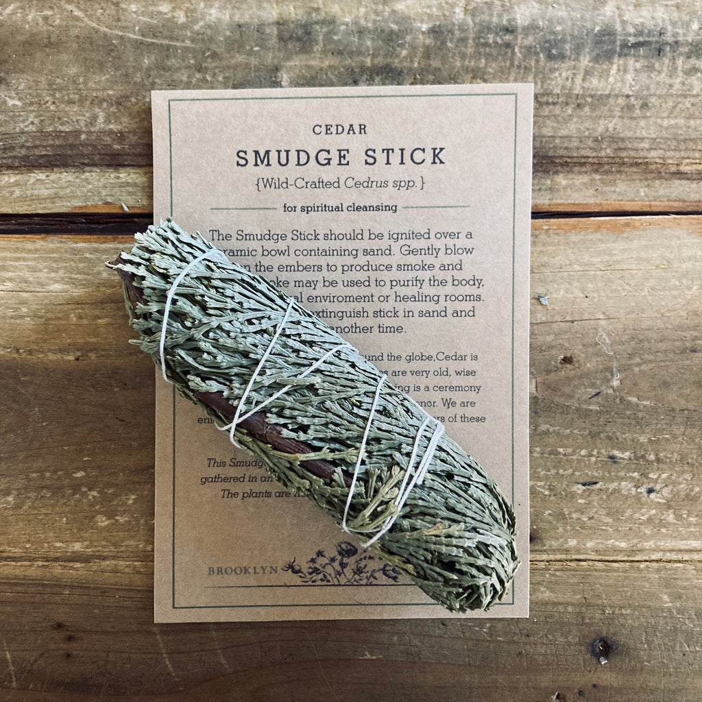 Cedar Smudge Stick – Brooklyn Herborium